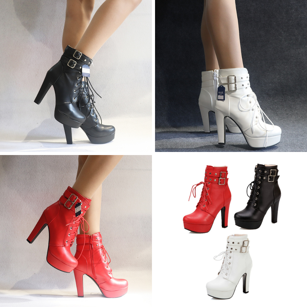 Những mẫu giày boot nữ đế cao đáng săn đón nhất mùa thu đông 2023