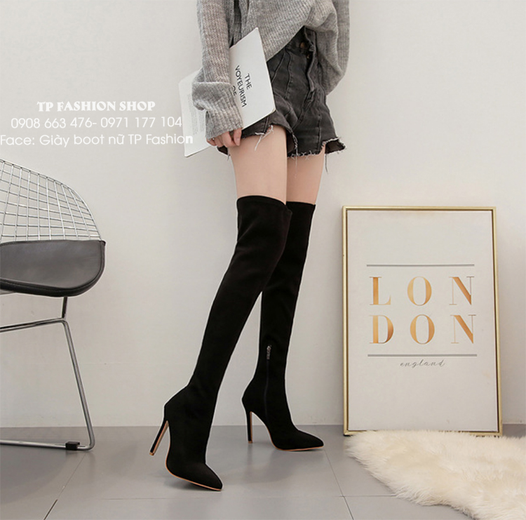 Những mẫu giày boot nữ đế cao đáng săn đón nhất mùa thu đông 2023